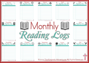 Free Printable Reading Logs : 30 Days of Reading with My Kids - The ...