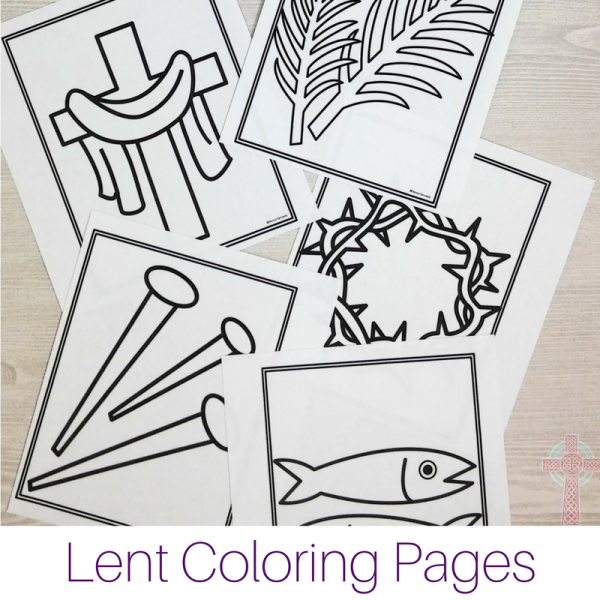 Lent Coloring Pages for Catholic Kids - The Kennedy Adventures!