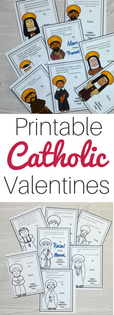 Printable Catholic Valentines for Kids (and Moms, too!) - The Kennedy ...