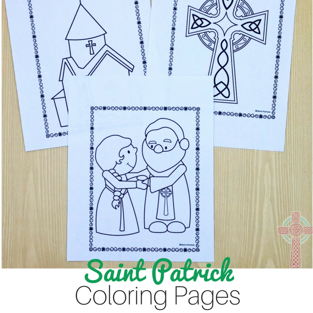 Saint Patrick Coloring Pages for Catholic Kids - The Kennedy Adventures!