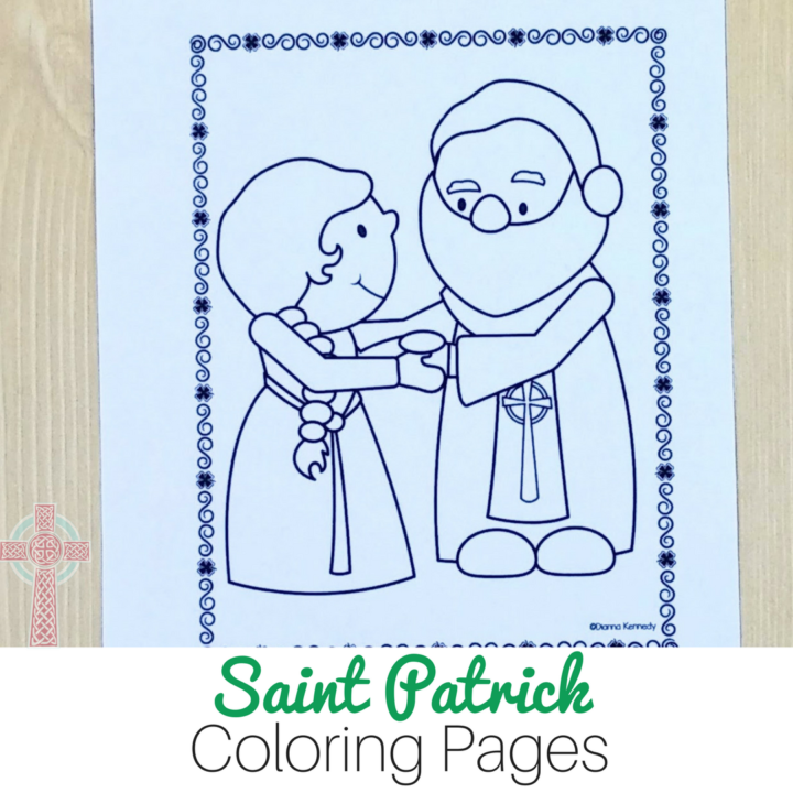 Saint Patrick Coloring Pages for Catholic Kids - The Kennedy Adventures!