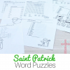 Saint Patrick Word Puzzles for Catholic Kids - The Kennedy Adventures!