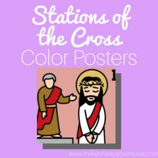 Stations of the Cross Coloring Pages and Posters - The Kennedy Adventures!