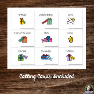 Gifts of the Holy Spirit Bingo Game - The Kennedy Adventures!