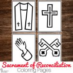 Catholic Sacraments: Reconciliation Coloring Pages - The Kennedy ...