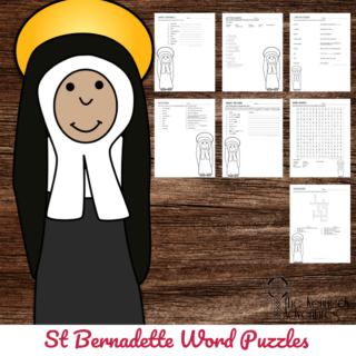 Catholic Saint Word Puzzles – No Prep Activity – St Francis de Sales ...