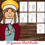Catholic Saint Word Puzzles – No Prep Activity – St Mark the Evangelist ...