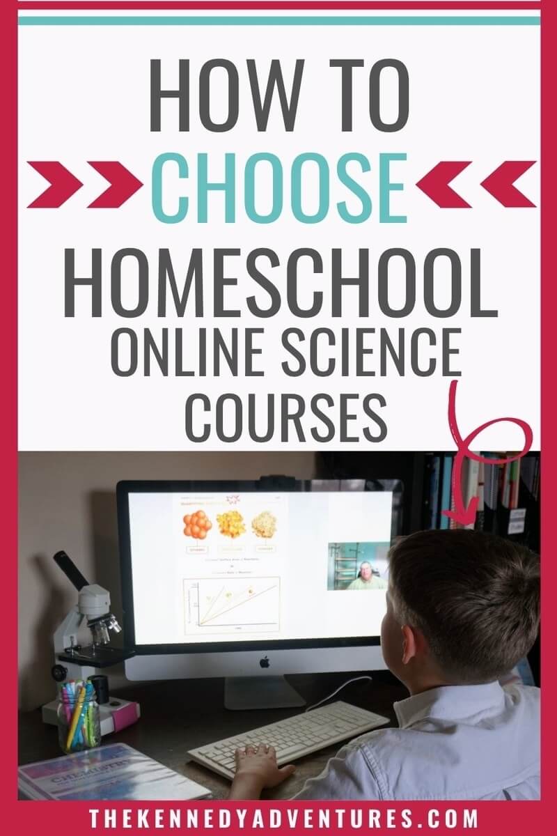 Choosing Online Science Courses for our Homeschool