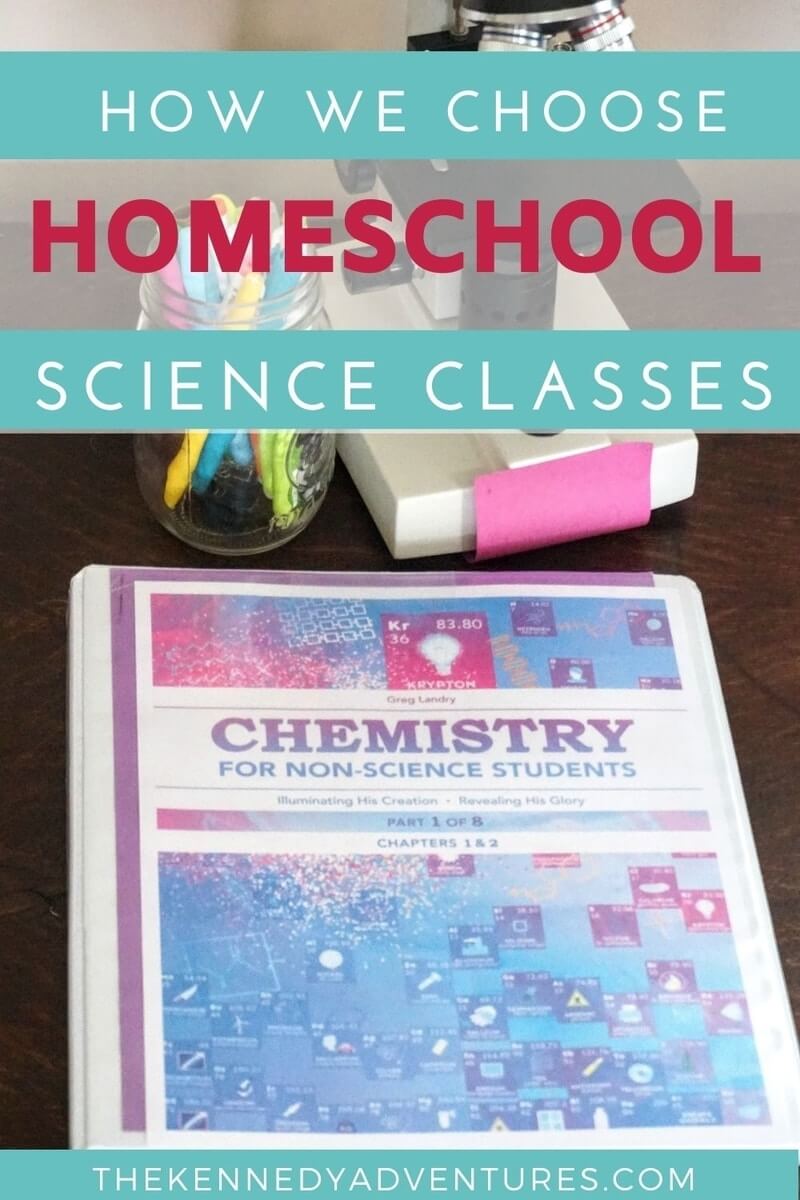 Choosing Online Science Courses for our Homeschool