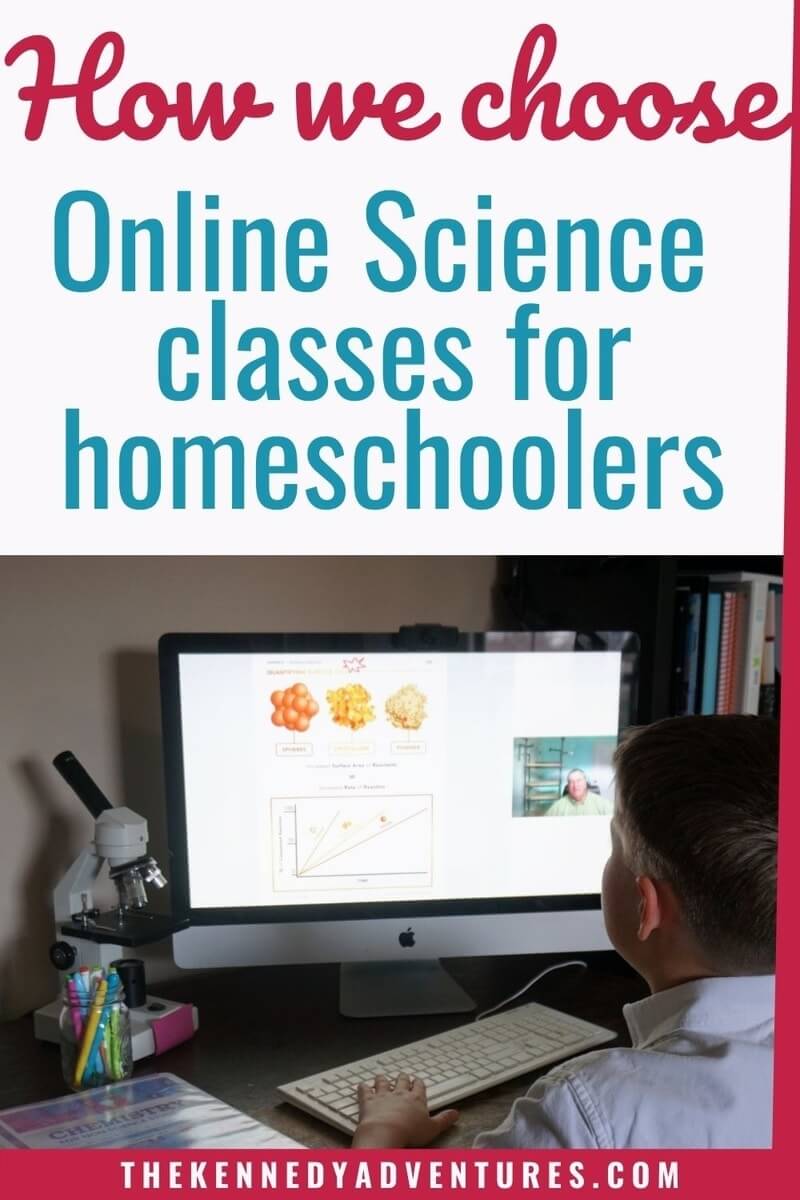Choosing Online Science Courses for our Homeschool
