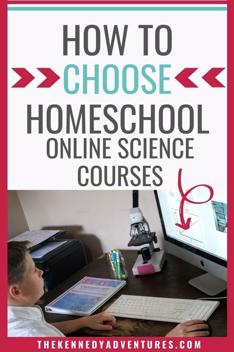 Choosing Online Science Courses for our Homeschool